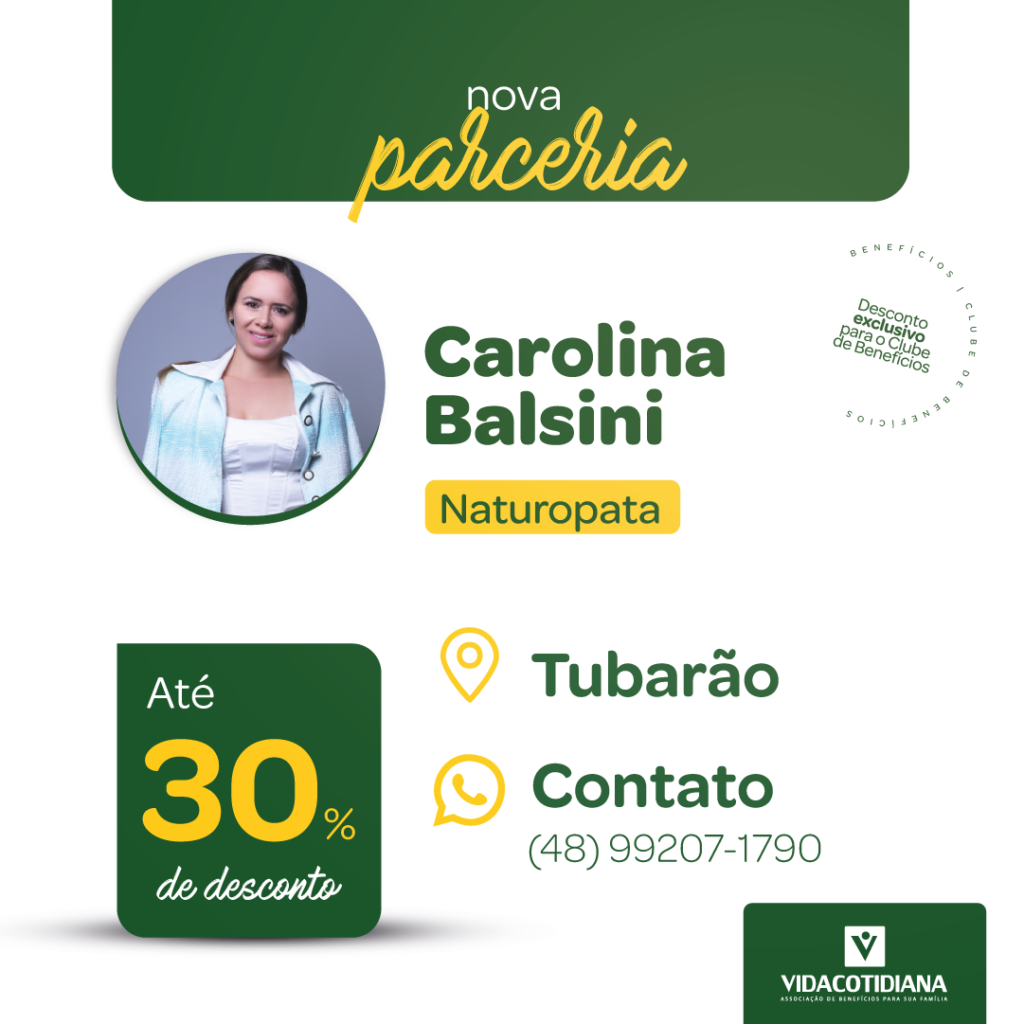 Naturopata Carolina Balsini – Vida Cotidiana