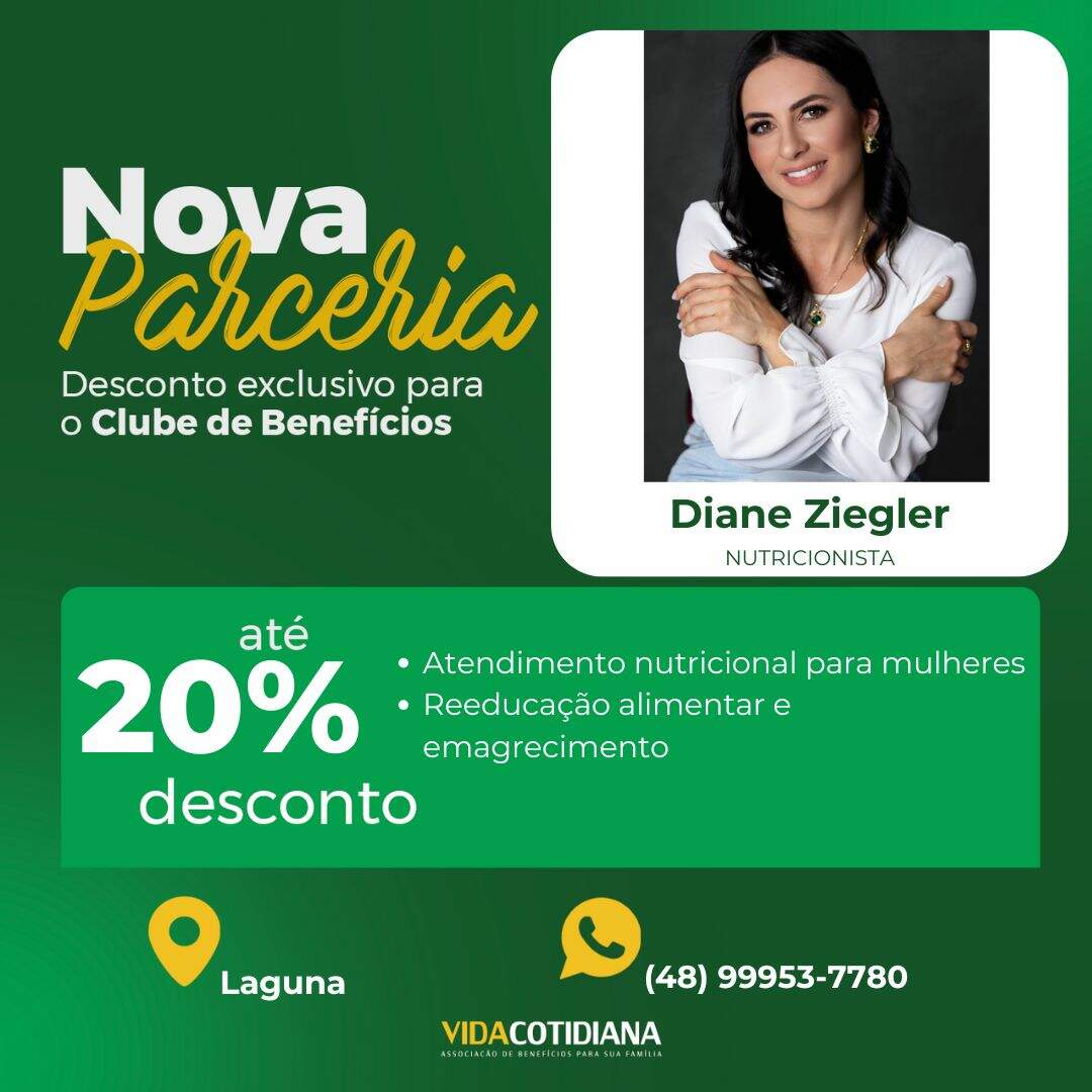 Novo Parceiro | Diane Ziegler Nutrição em Equilíbrio | Laguna - Vida ...